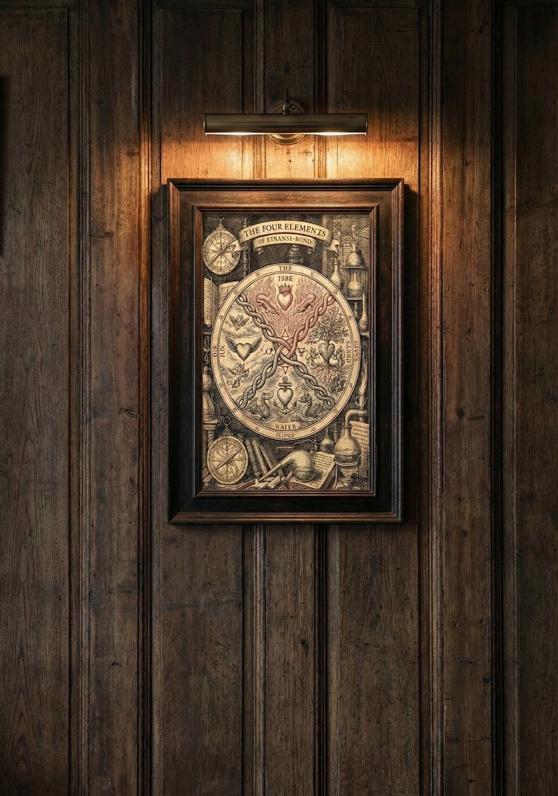 Wheel of Valentine • Alchemical Elements of Love • Antique Science ...