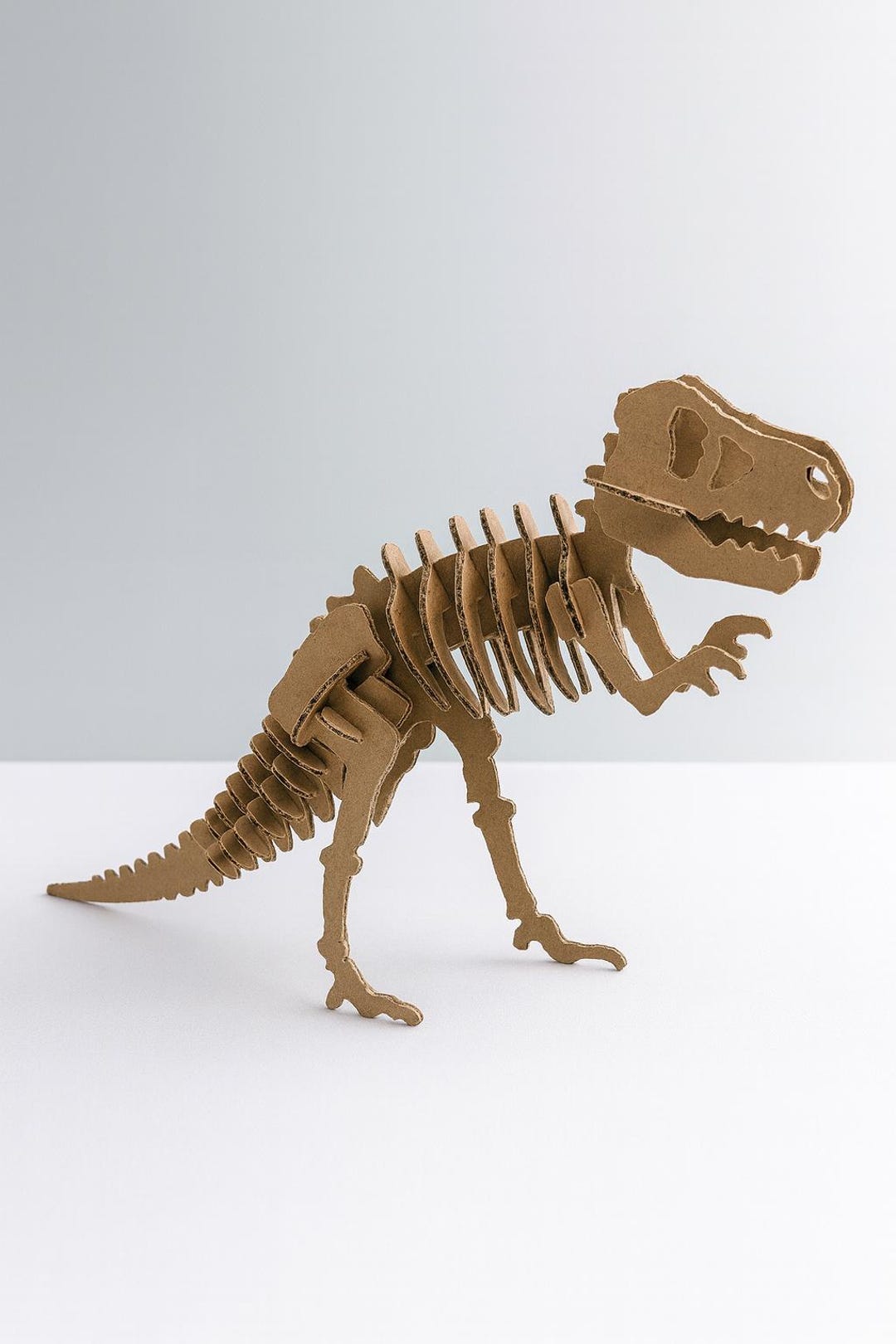 DIY T-rex Kit Made of Corrugated Cardboard for Self-assembly and ...