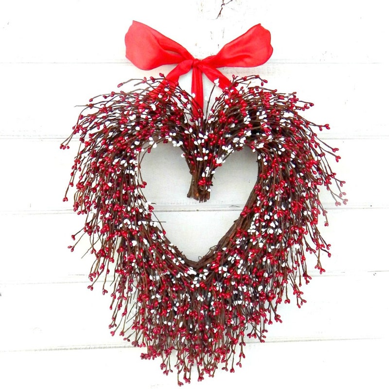Heart Wreath - Etsy