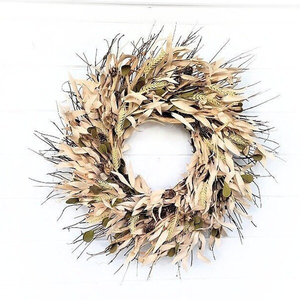 Rustic Fall Wreath - Etsy