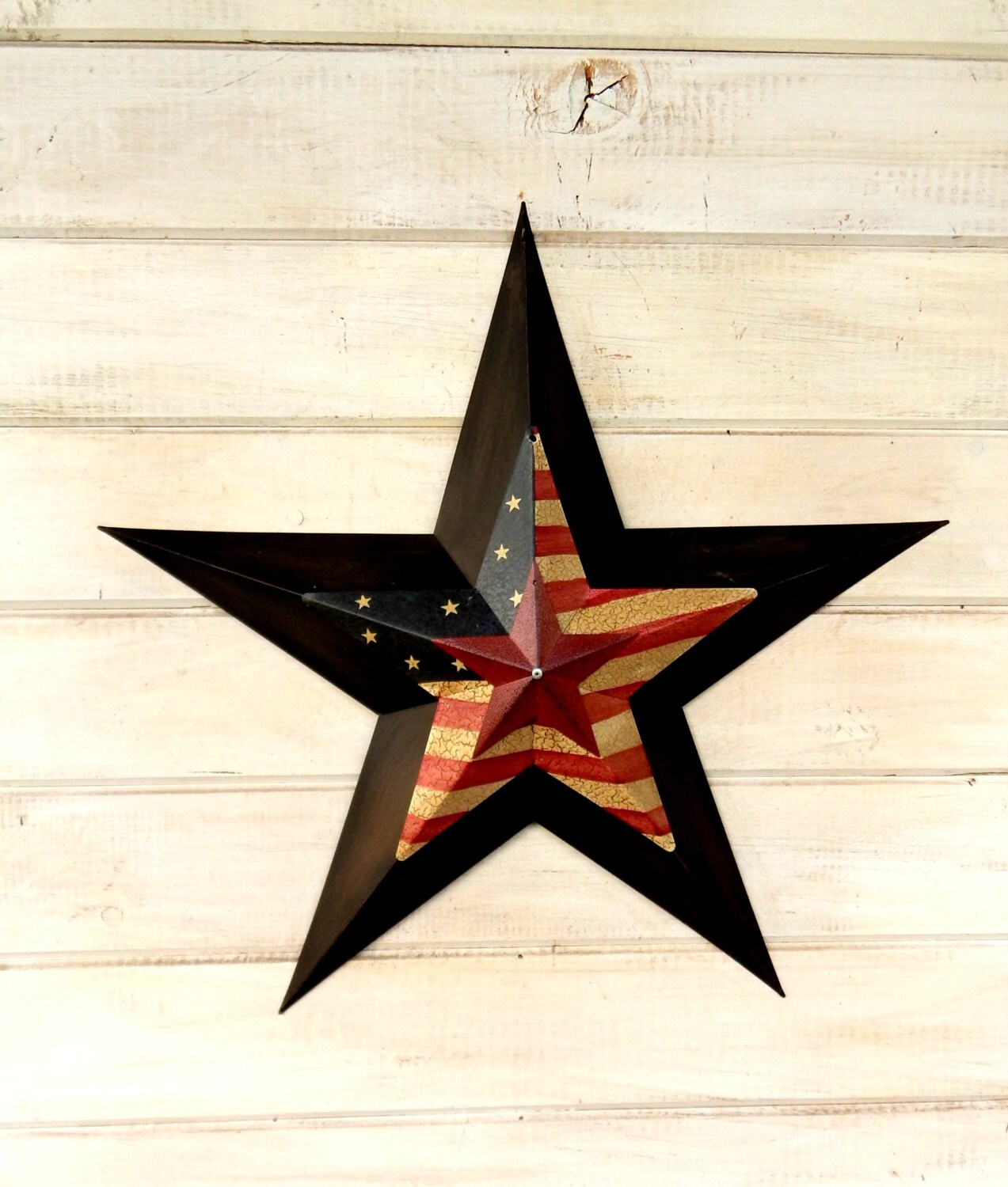 Star Home Decor-Star Wall Hanging-PRIMITVE Americana BARN | Etsy