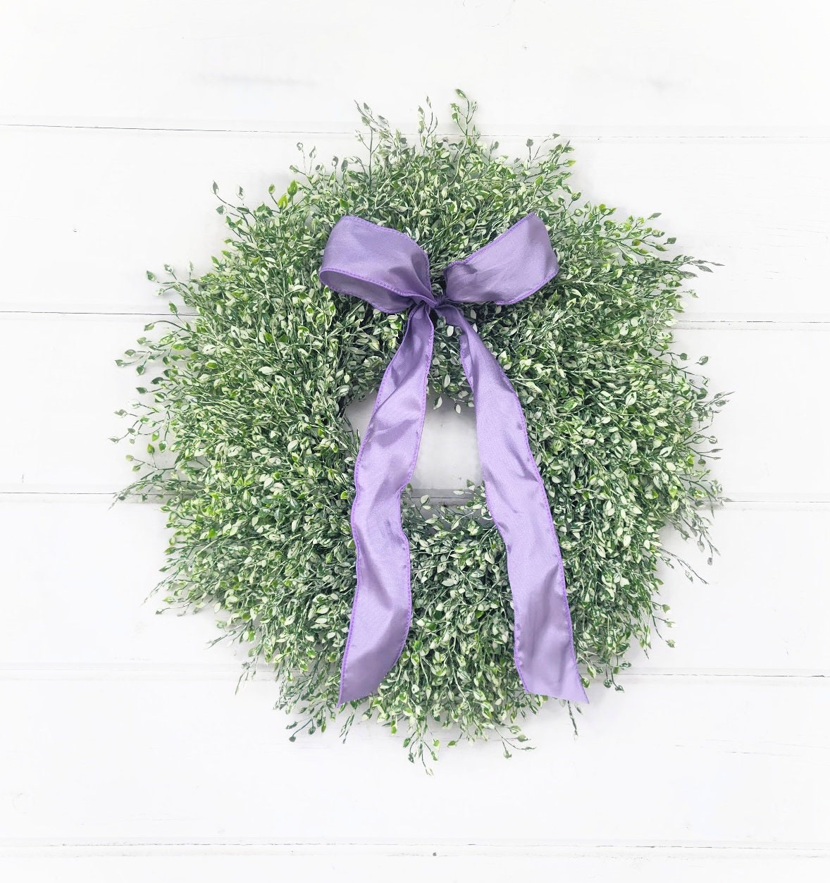 Mini Wreath-Spring Wreath-Modern Farmhouse Decor-Frosted Luna Wreath ...