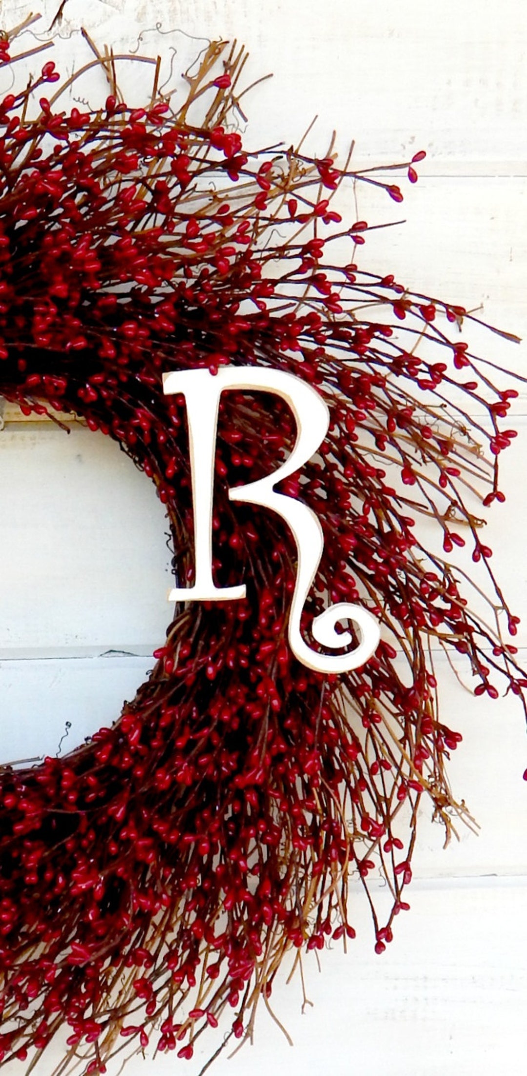 Monogram Letter-monogram Wreath-monogram Gift-customized - Etsy