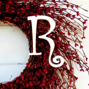 Monogram Letter-monogram Wreath-monogram Gift-customized - Etsy