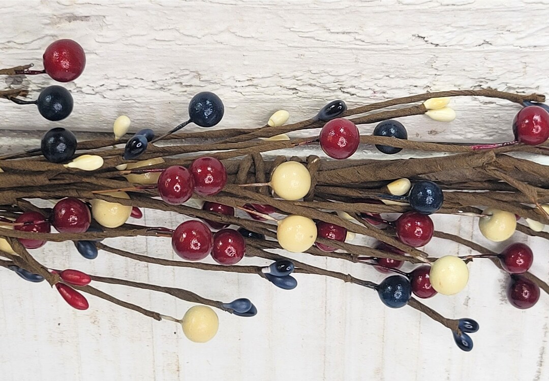 July 4th Garland-red WHITE & Blue Garland-patriotic Garland-summer ...