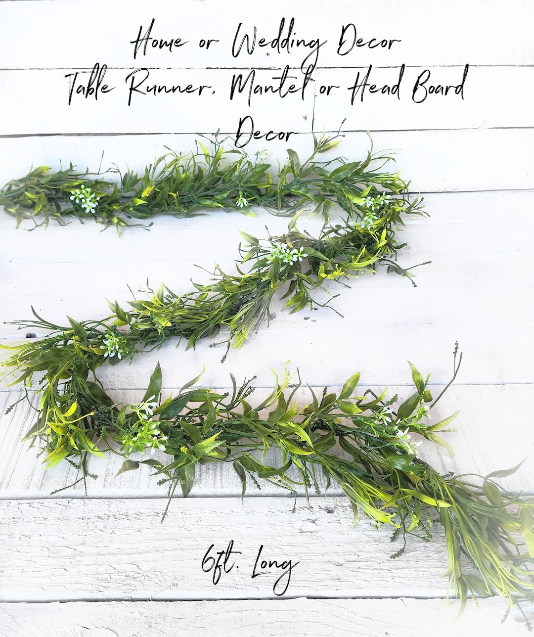 Boho Garland-wedding Garland-event Decor-modern Cottage Greenery-year ...