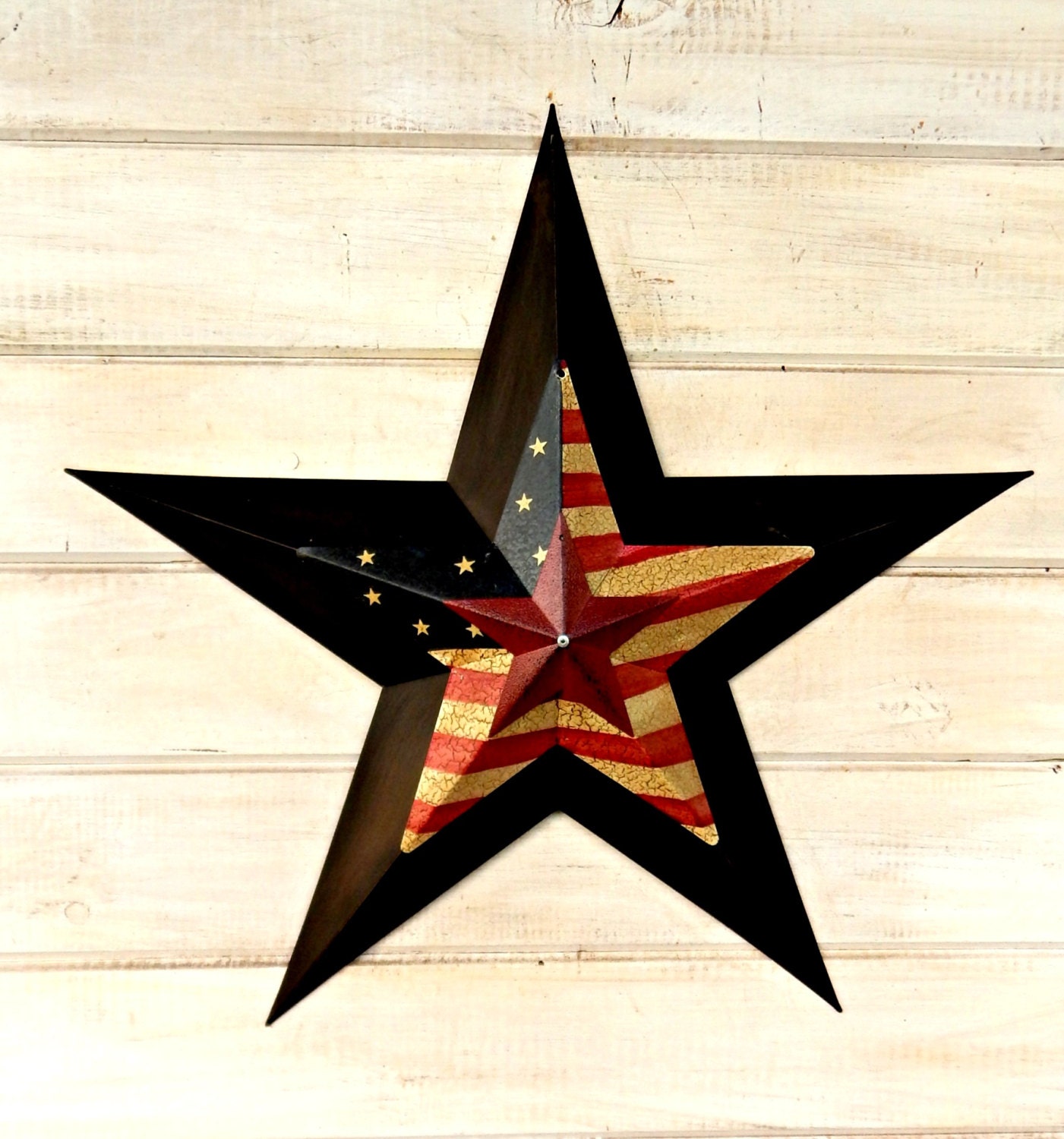 Star Home Decor-Star Wall Hanging-PRIMITVE Americana BARN | Etsy