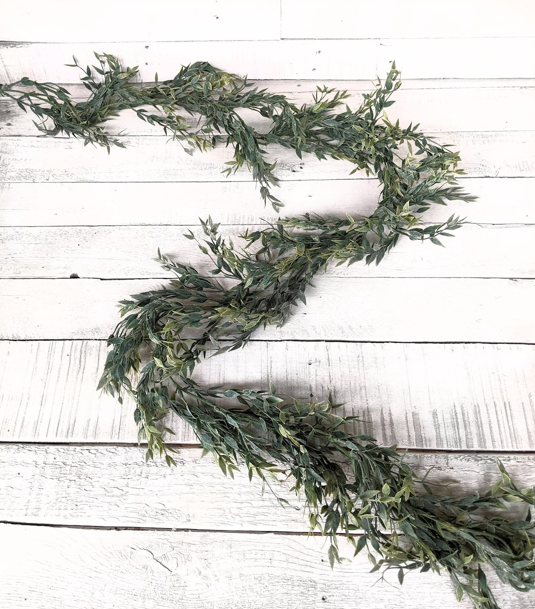 Modern Home Decor-farmhouse Decor-garlands-green Ash-spring Garland ...