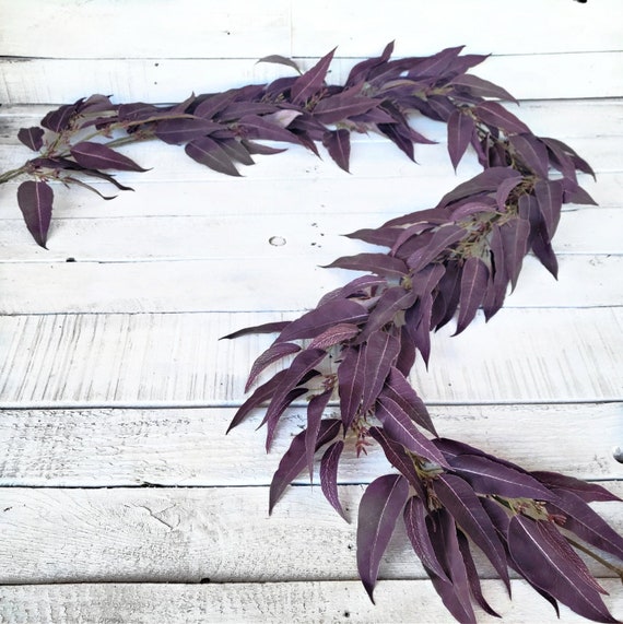Fall Garland PURPLE Eucalyptus Garland-fall Garland-spring | Etsy