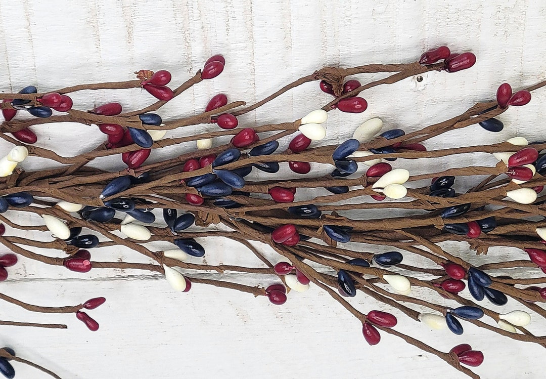 July 4th Garland-4th of July Home Decor-patriotic Garland-red WHITE ...