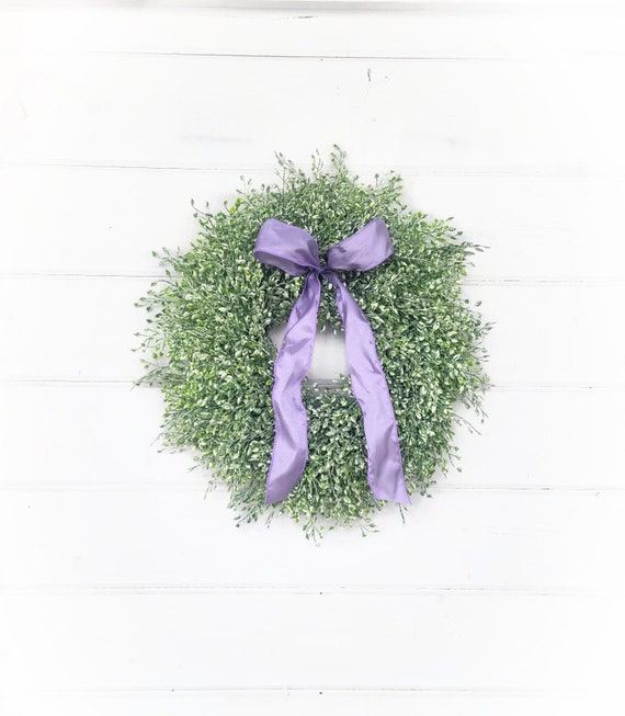 Mini Wreath-spring Wreath-farmhouse Decor-frosted - Etsy
