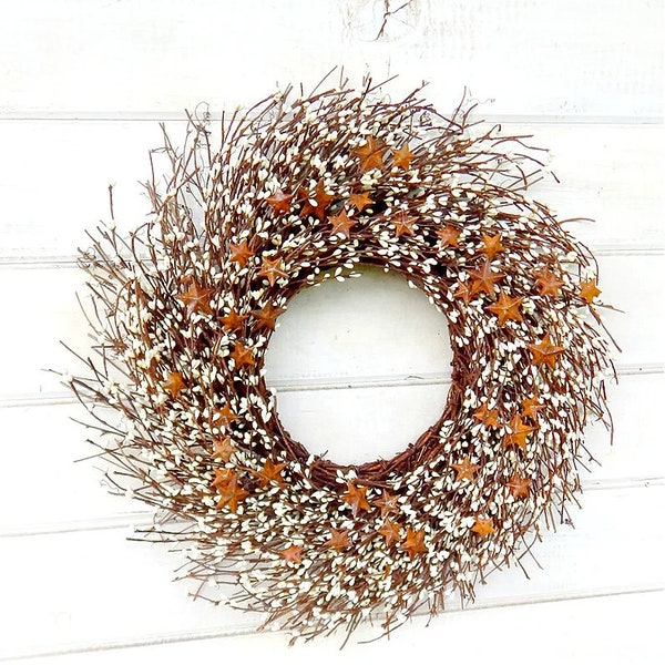 Primitive Wreath - Etsy