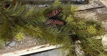 Christmas Garland-ROCKY MOUNTAIN PINE-Holiday Garland-Christmas ...