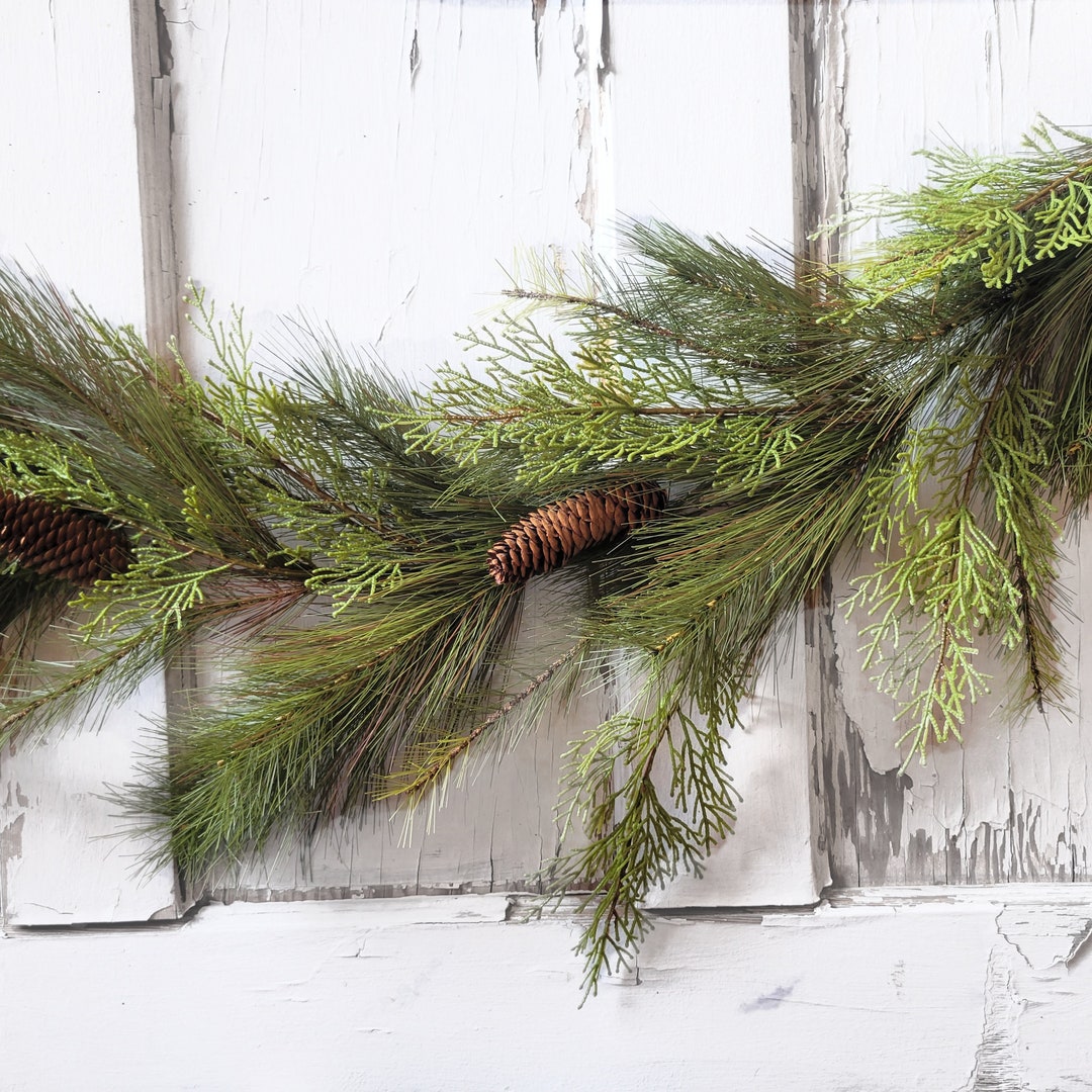 Winter Pine Garland-rocky MOUNTAIN Pine-holiday Garland-christmas ...