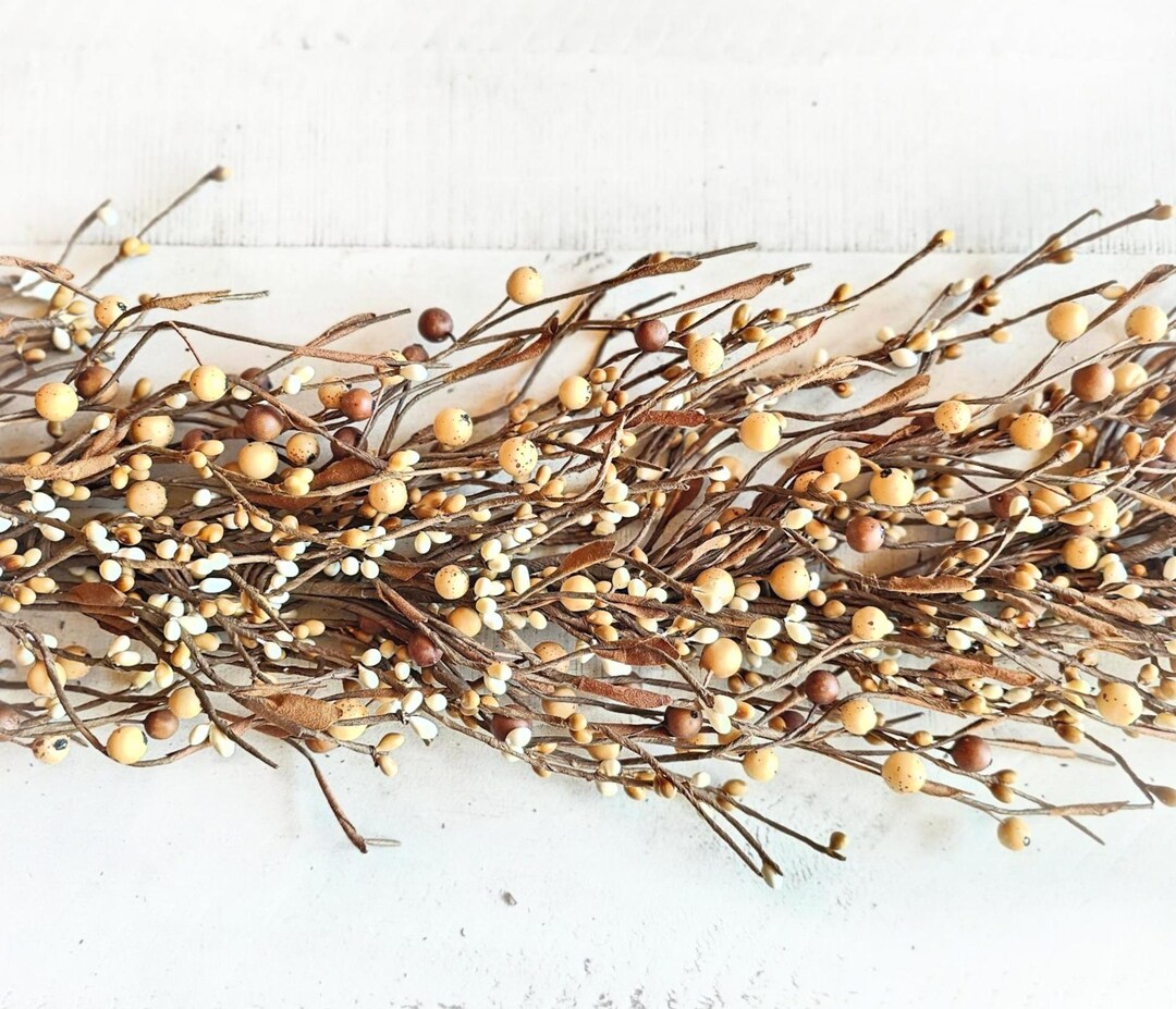 Fall Garland-fall Home Decor-fall Table Decor-warm Carmel-modern Fall ...