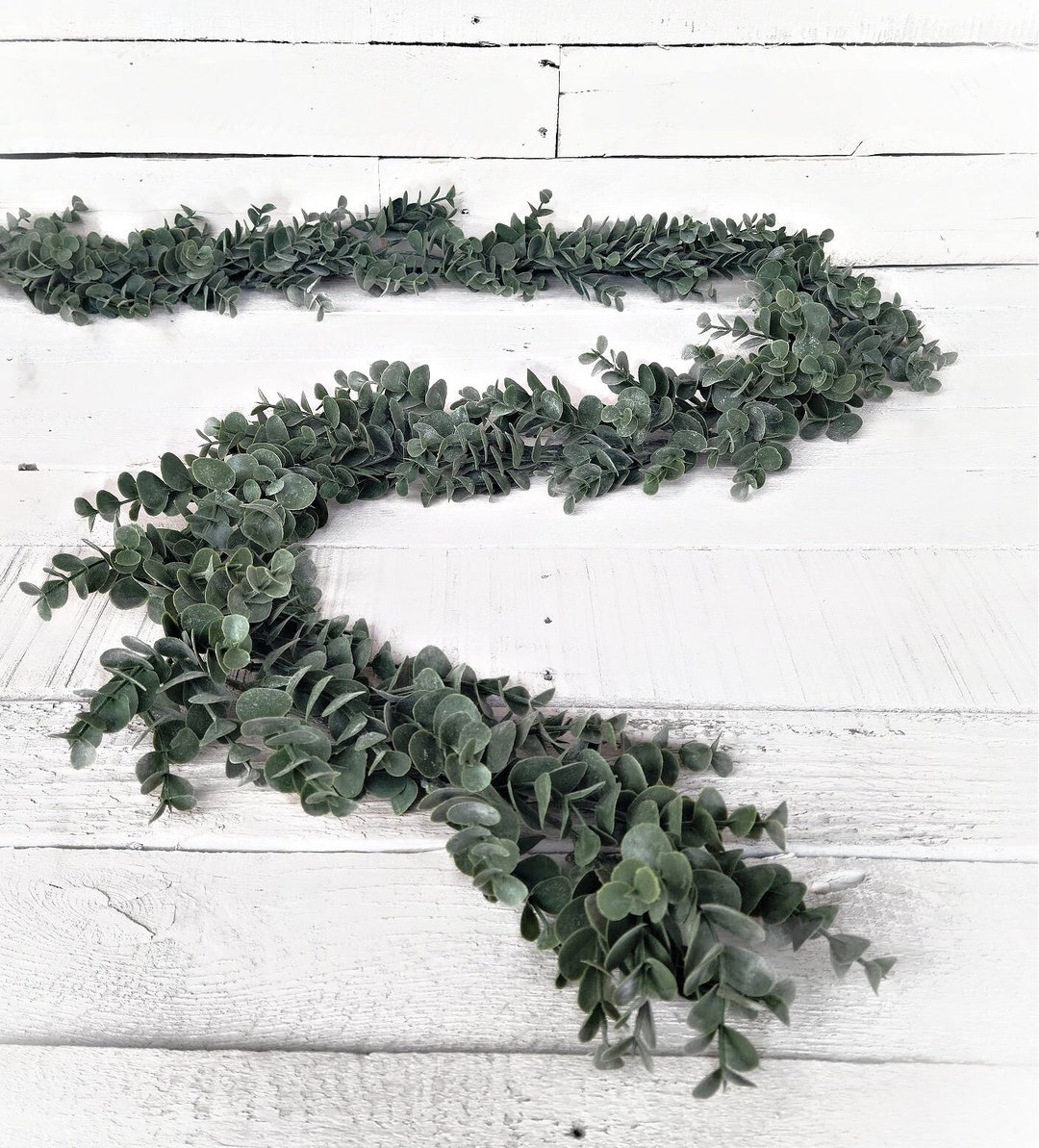 Greenery Garland-everyday Home Decor-faux PEWTER Eucalyptus-modern ...