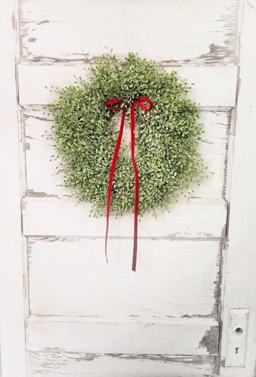 Vintage-inspired Mini Wreath-small Wreath-modern Farmhouse Kitchen ...