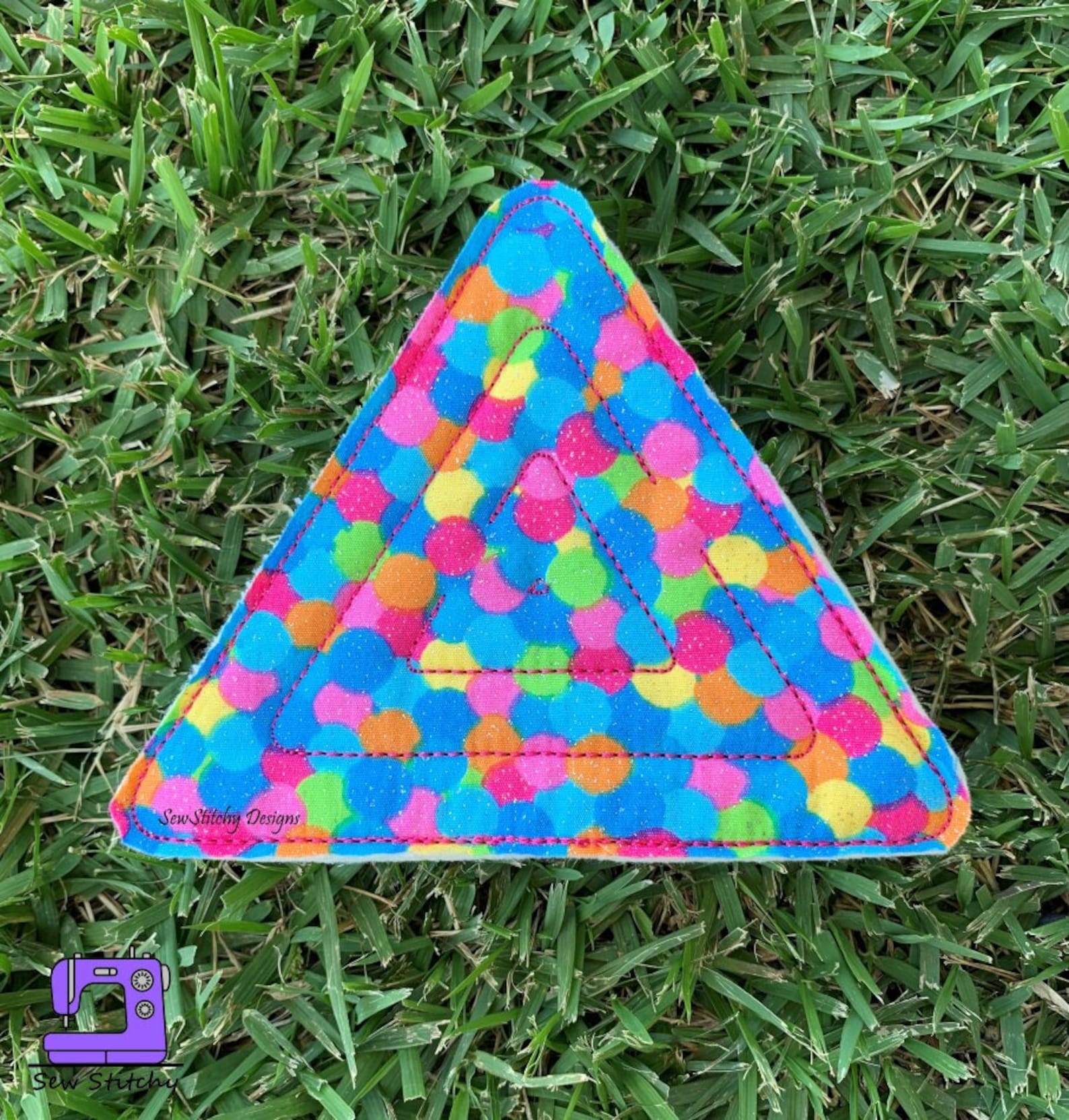 Triangle Fiddle Maze - Machine Embroidery Design - Etsy