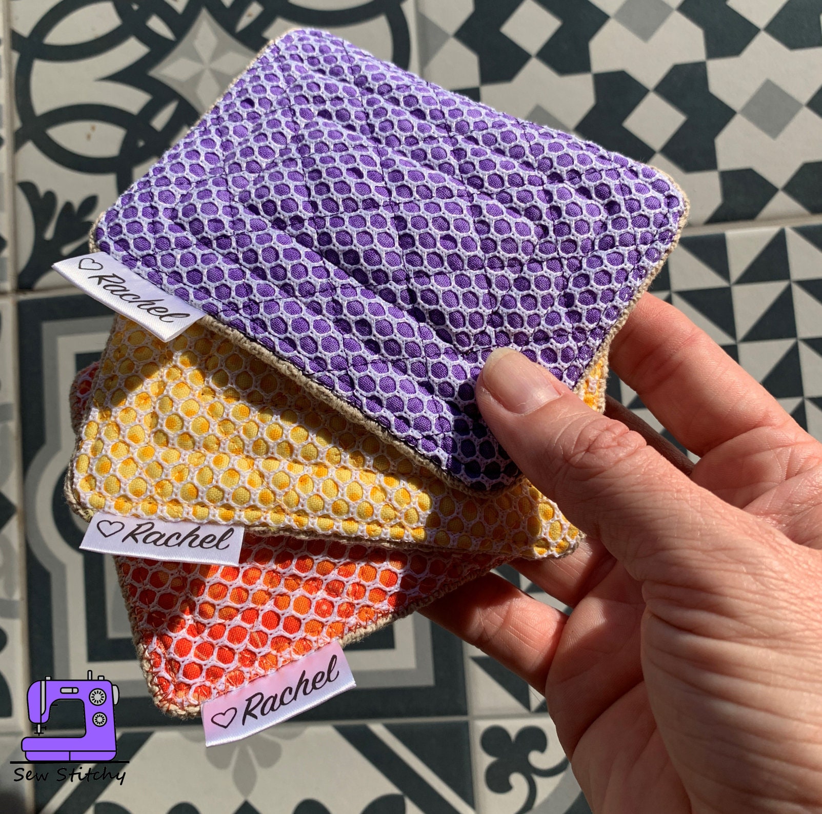 Reusable Kitchen Scrubbie - Machine Embroidery Design - Etsy