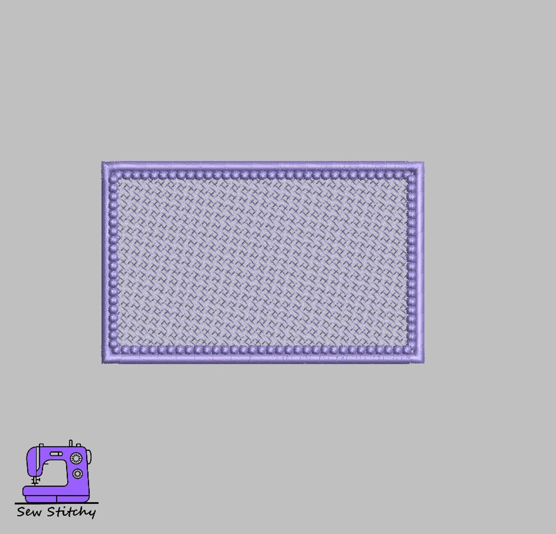 Rectangle Label Designs 6 Different Designs Machine | Etsy