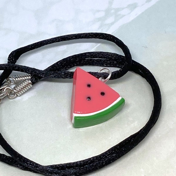 Watermelon Necklace - Etsy