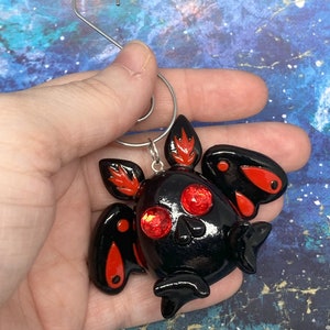 Mothman Figurine, Mothman, Cryptid, Cryptids, Handmade, Polymer Clay ...