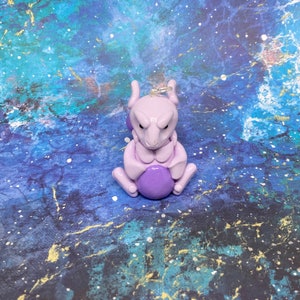 Mewtwo Mew Pokemon Legendary Pokemon Polymer Clay - Etsy