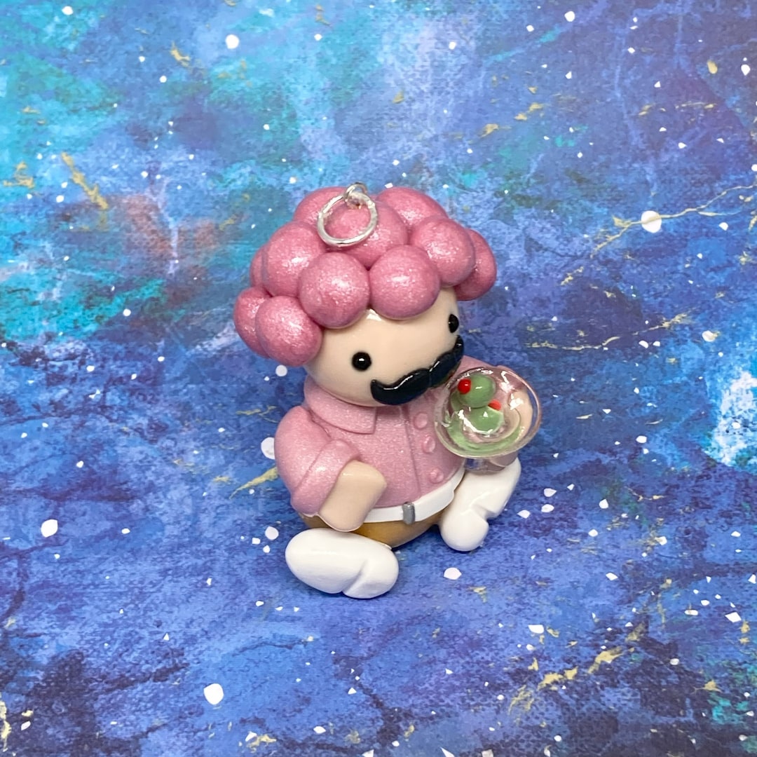 Wilford Warfstache Ornament, Markiplier Character, Polymer Clay Figure ...