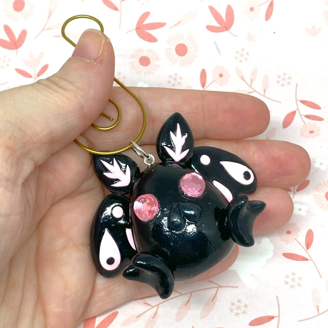 Mothman Figurine, Pink Mothman, Cryptid, Cryptids, Handmade, Polymer ...