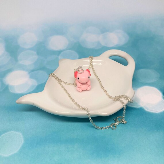 Axolotl Necklace Axolotls Animal Necklace Animal Jewelry - Etsy