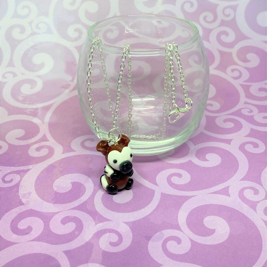 Okapi Necklace Okapi Okapis Polymer Clay Handmade Animal - Etsy