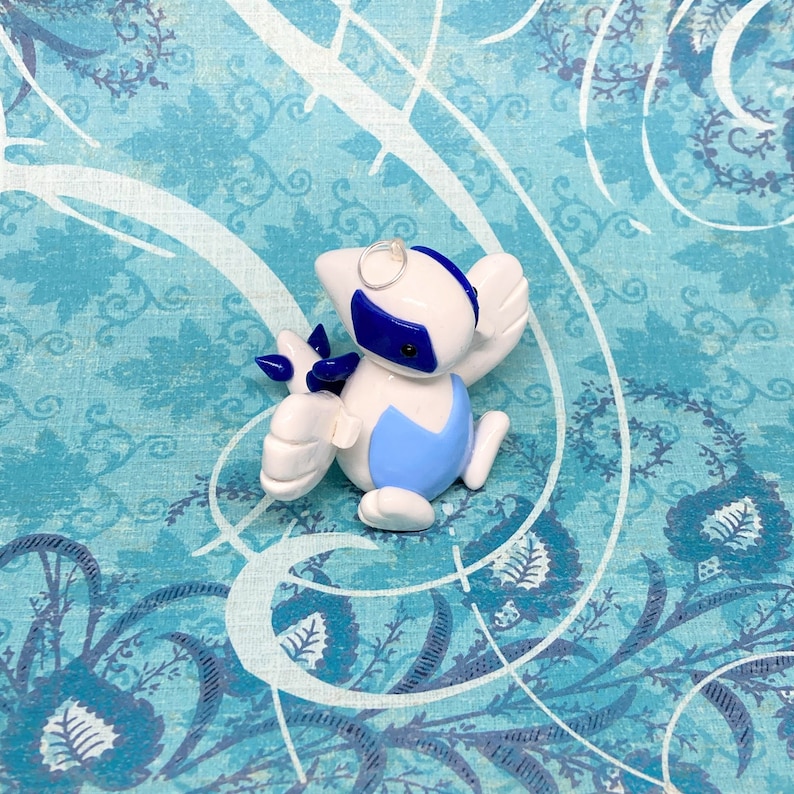 Lugia Figurine Lugia Pokemon Handmade Polymer Clay Animal - Etsy