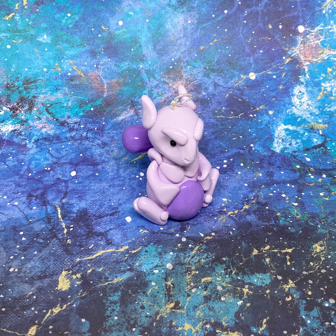 Mewtwo Mew Pokemon Legendary Pokemon Polymer Clay - Etsy