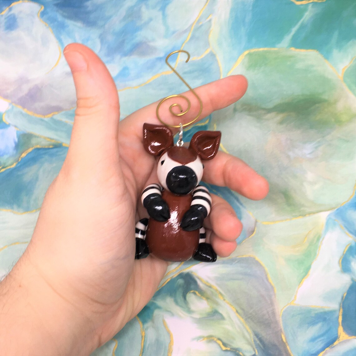 Okapi Figurine Animals Okapi Exotic Animals Handmade | Etsy