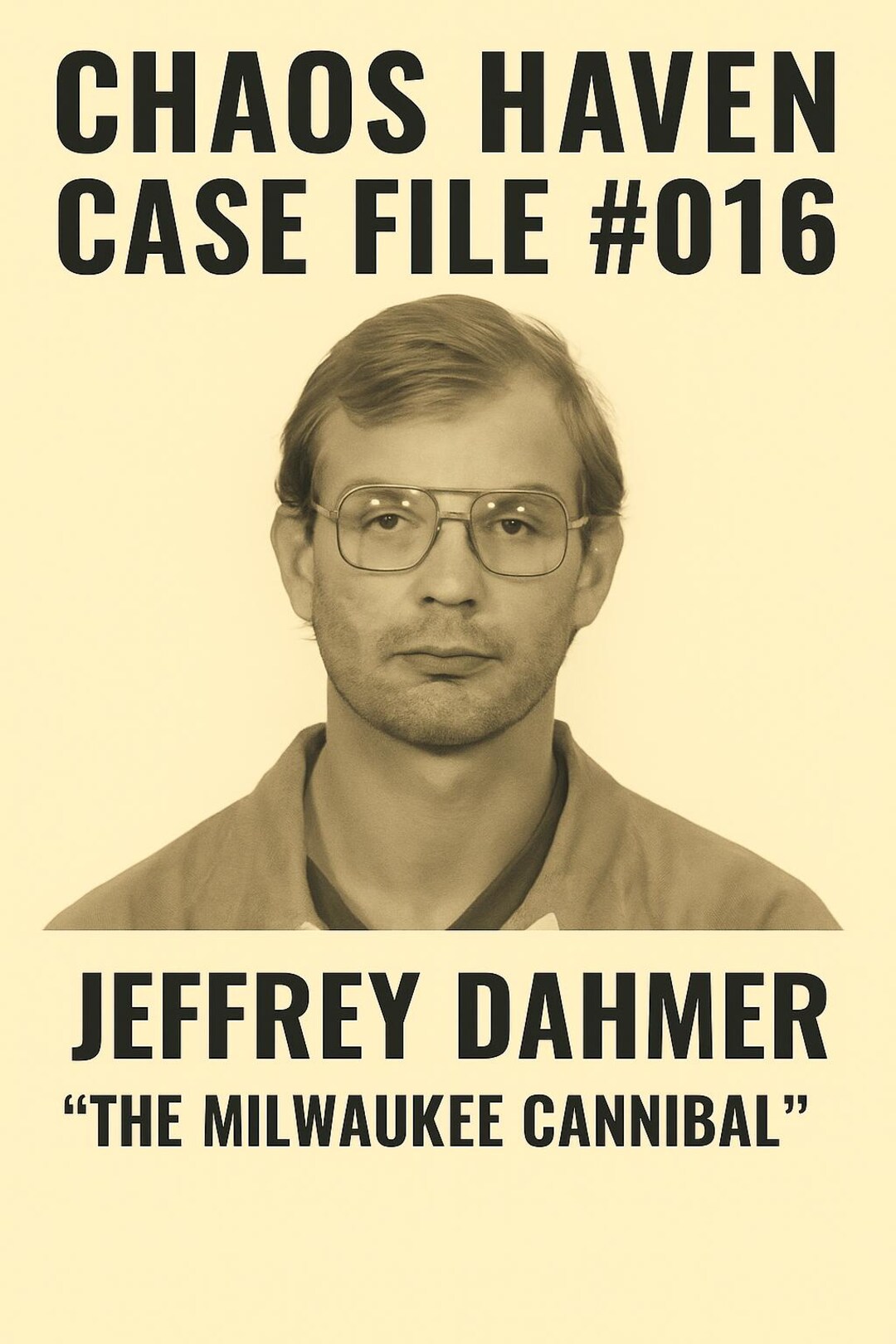 Chaos Haven Case File #016 — Jeffrey Dahmer | True Crime Digital PDF ...