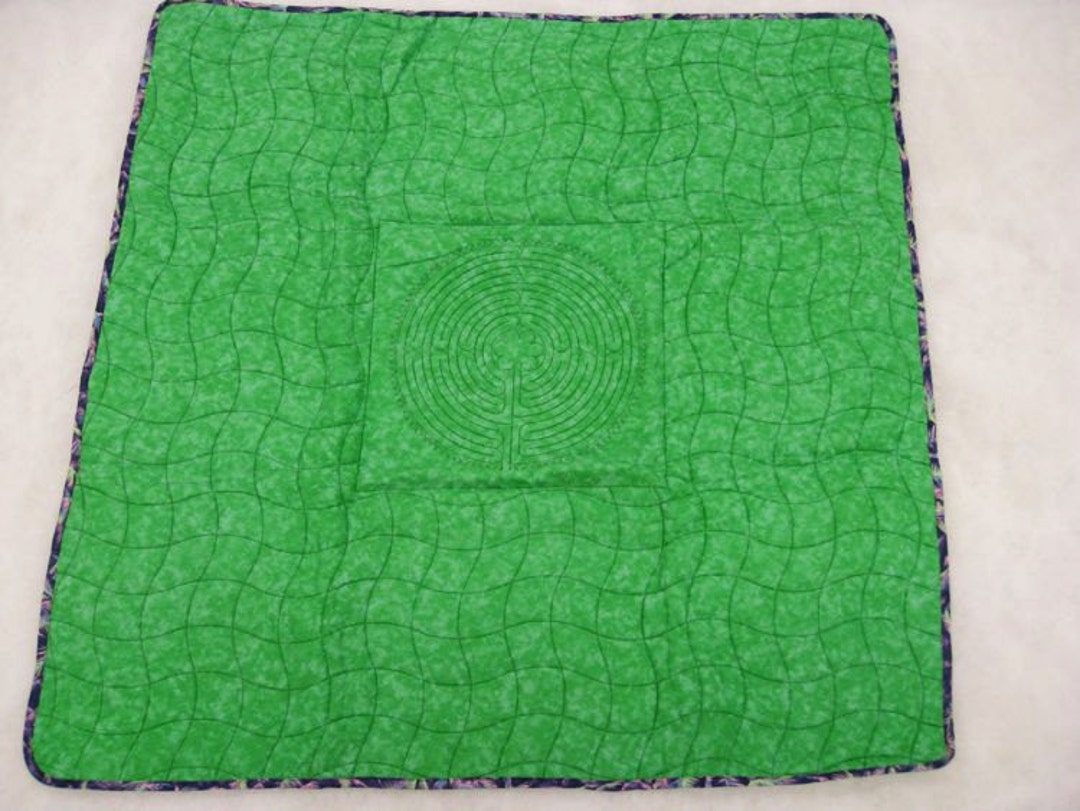 Large Green Quilted Lap Labyrinth - Etsy