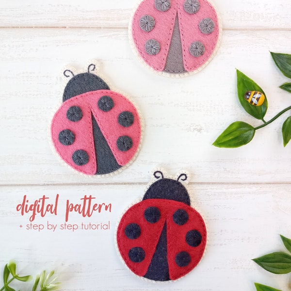 Felt Ladybug - Etsy
