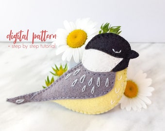 Bird Felt Pattern PDF - Etsy