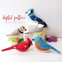Felt Bird - Etsy