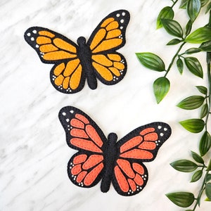 Felt Butterfly Pattern - PDF & SVG Monarch Butterfly. Hand Embroidered ...