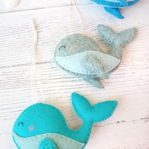 PDF Felt Pattern - Whale Plushie Pattern. Felt Animal Sewing Pattern ...
