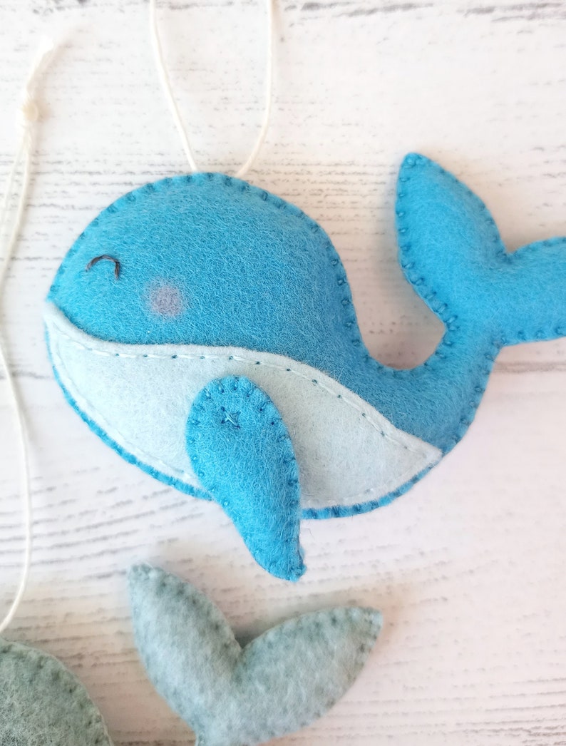 PDF Felt Pattern Whale Plushie Pattern. Felt Animal Sewing | Etsy