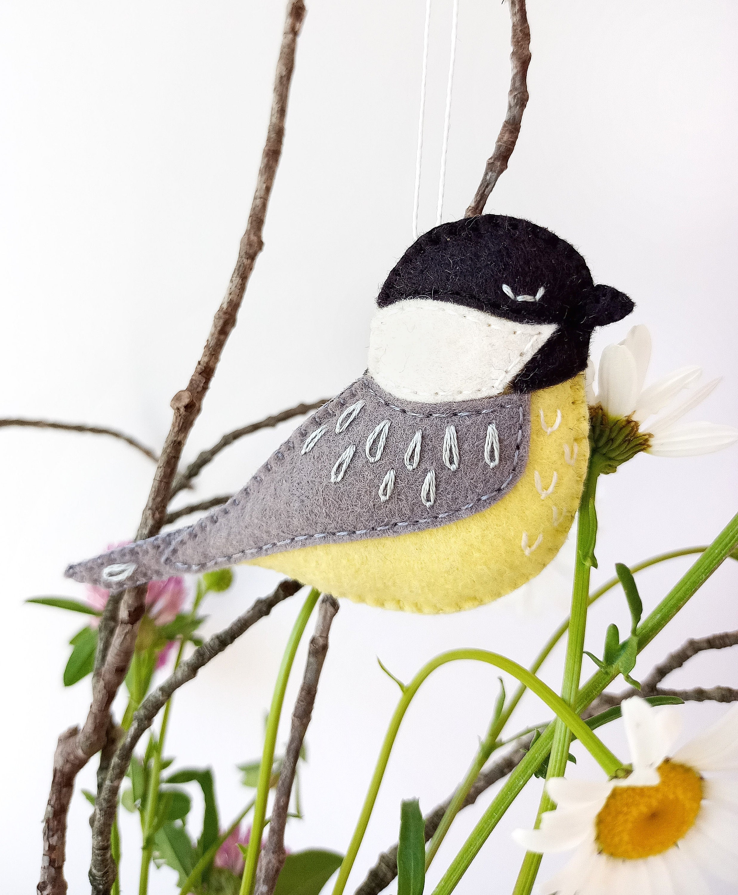 Felt Chickadee Pattern PDF and SVG Instant Download. - Etsy UK