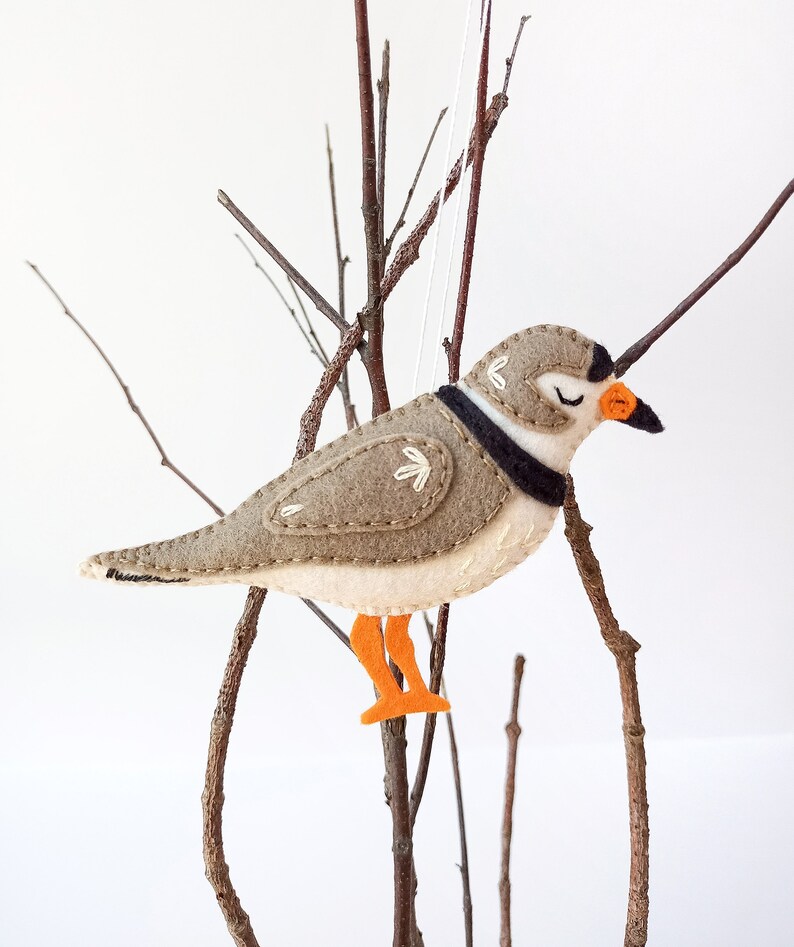 Felt Pattern Set of 3 Birds DIY Embroidered Felt Bird | Etsy