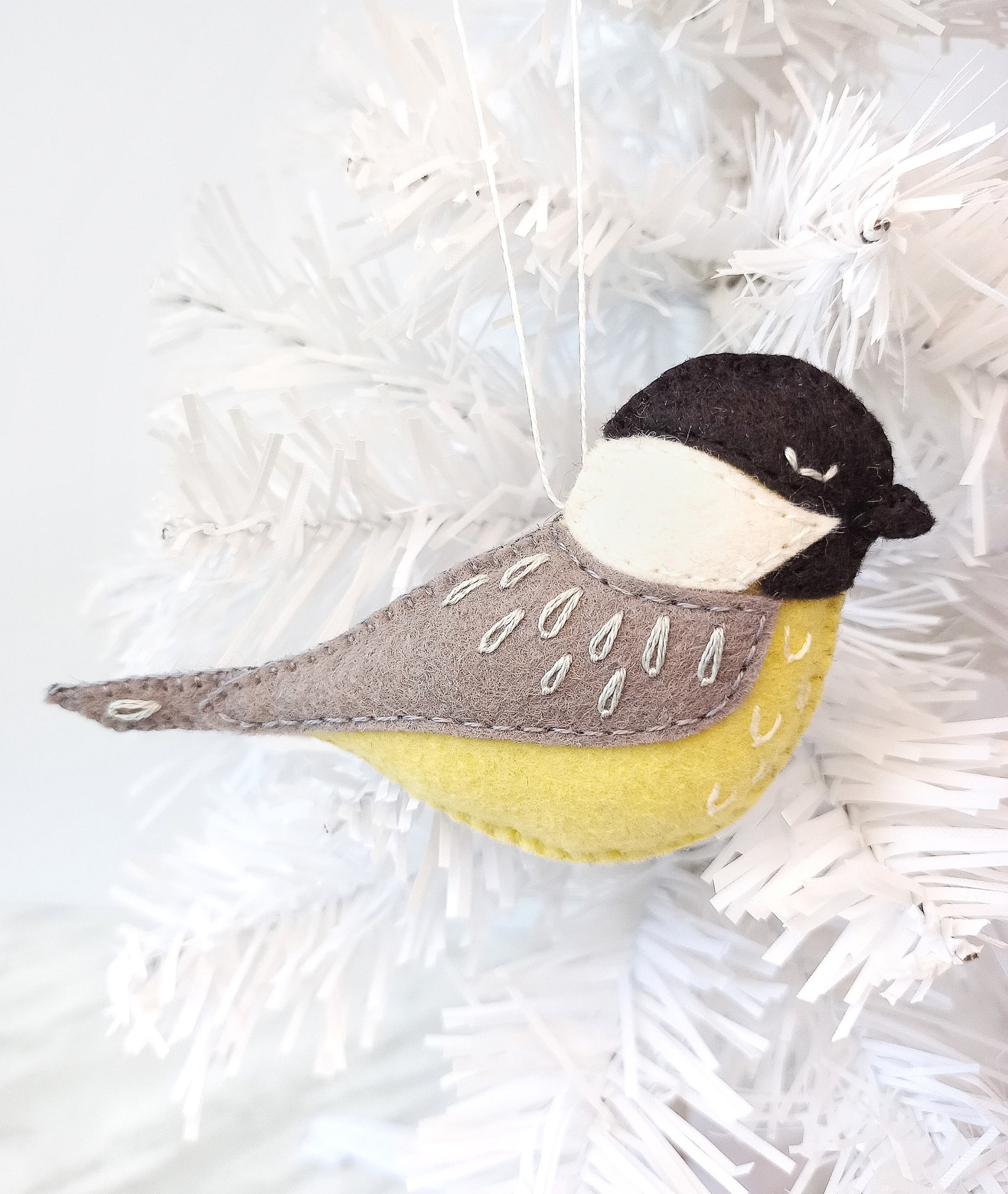 Felt Pattern Set of 3 Birds DIY Embroidered Felt Bird | Etsy