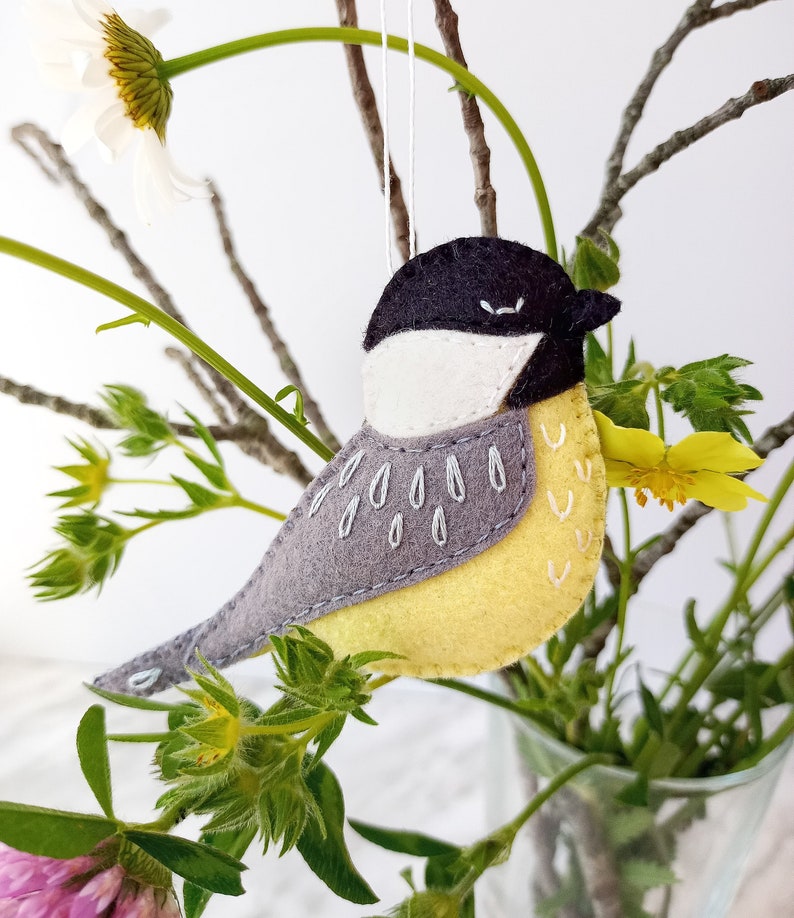 Felt Chickadee Pattern PDF and SVG Instant Download. | Etsy