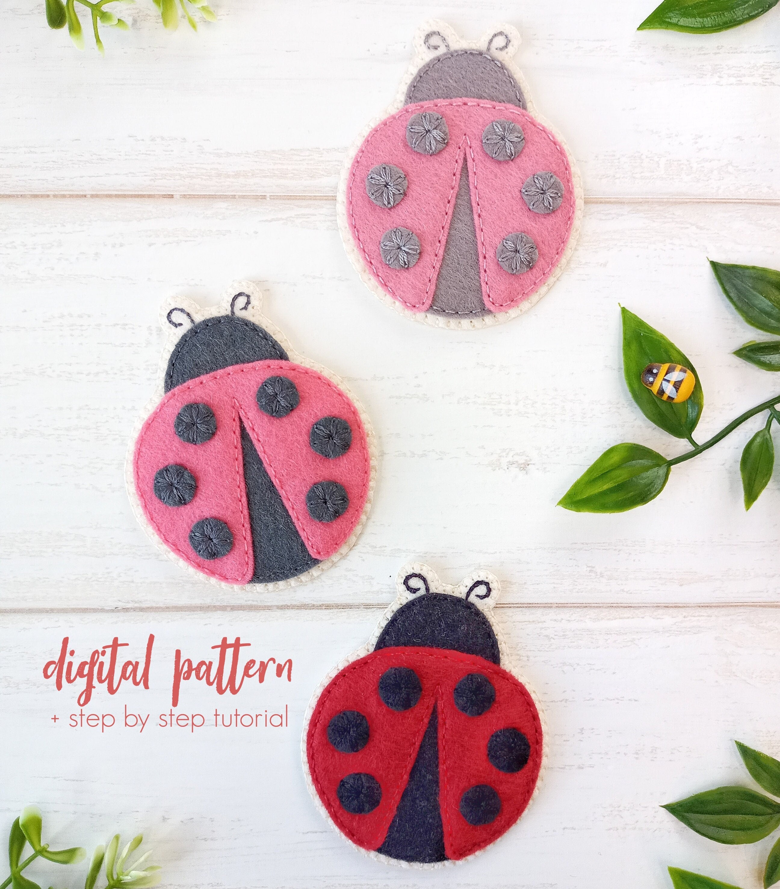 Felt Ladybug Template