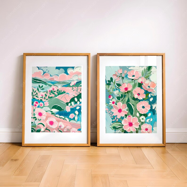 ISO A Vertical Frame Mockup Set of 2 | Minimal Wall Art Mockup ...