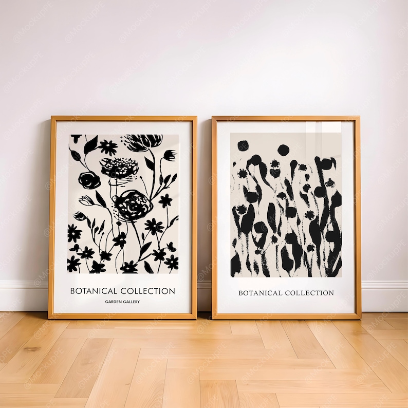 ISO A Vertical Frame Mockup Set of 2 | Minimal Wall Art Mockup ...