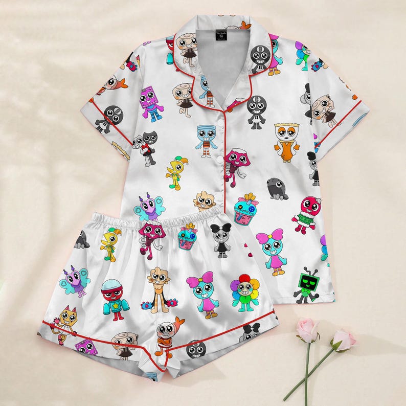 Roblox Dandy’s World Silky Pajamas Set, Roblox Dandy World Fan Gift ...